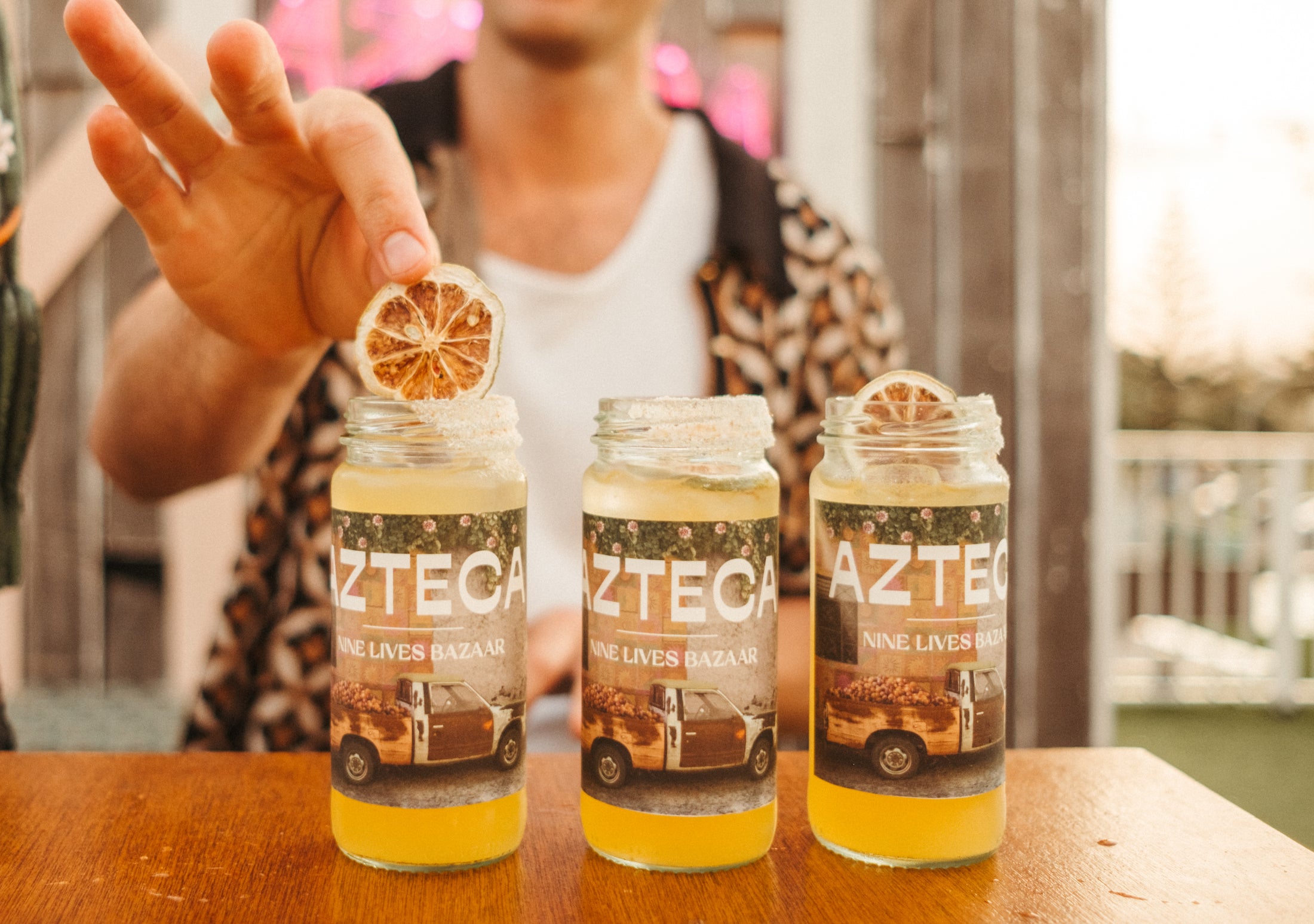 Nine Lives Bazaar x Azteca Margarita Collab Launch Party for Passionfr