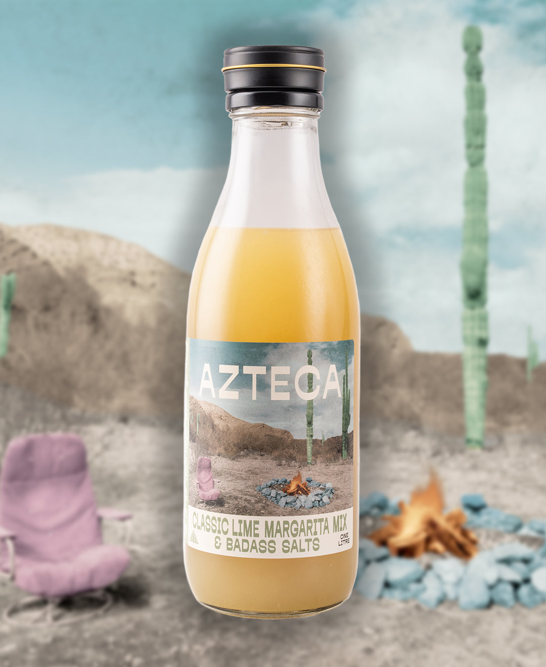 Classic Lime Margarita Mix & Badass Salts | Azteca Margarita